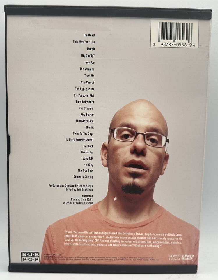 David Cross Let America Laugh DVD Stand- Up 2003 98787055696| eBay