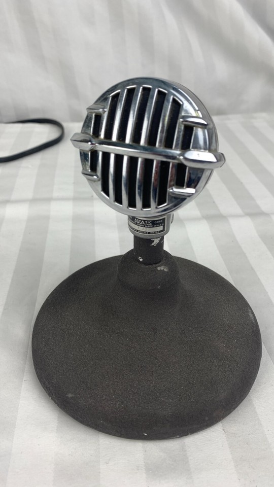 Vintage 1970s Astatic Bullet Mic Microphone JT-30 w/ stand | eBay