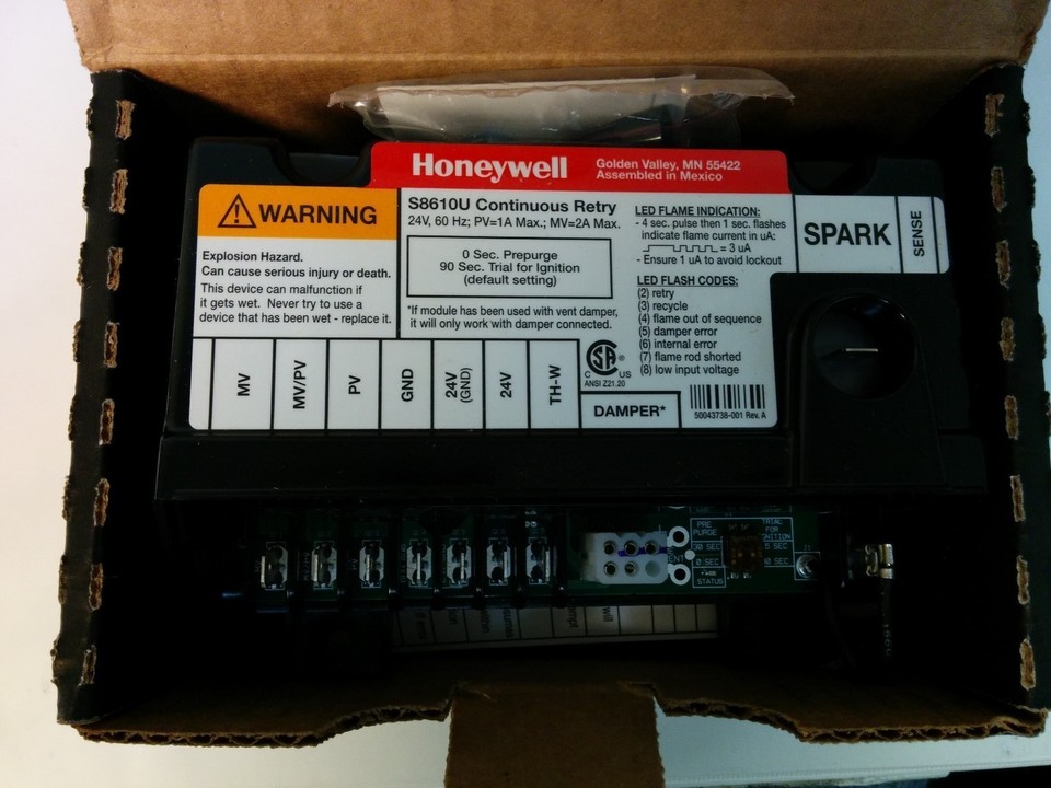 Honeywell/Resideo S8600/S8610/S8620 Universal Intermittent Pilot ...