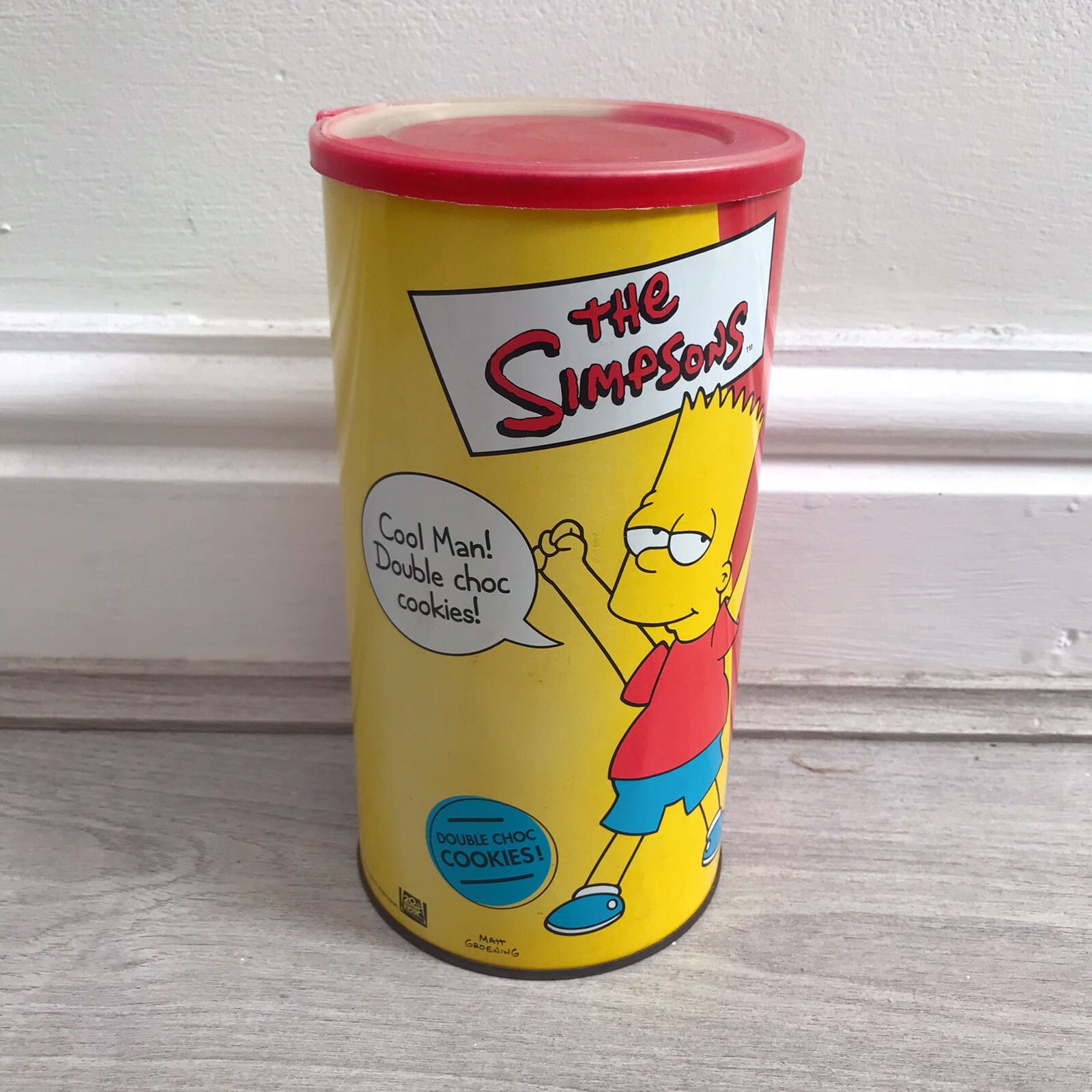 Vintage Bart Simpson Biscuit Stash Tin | eBay UK