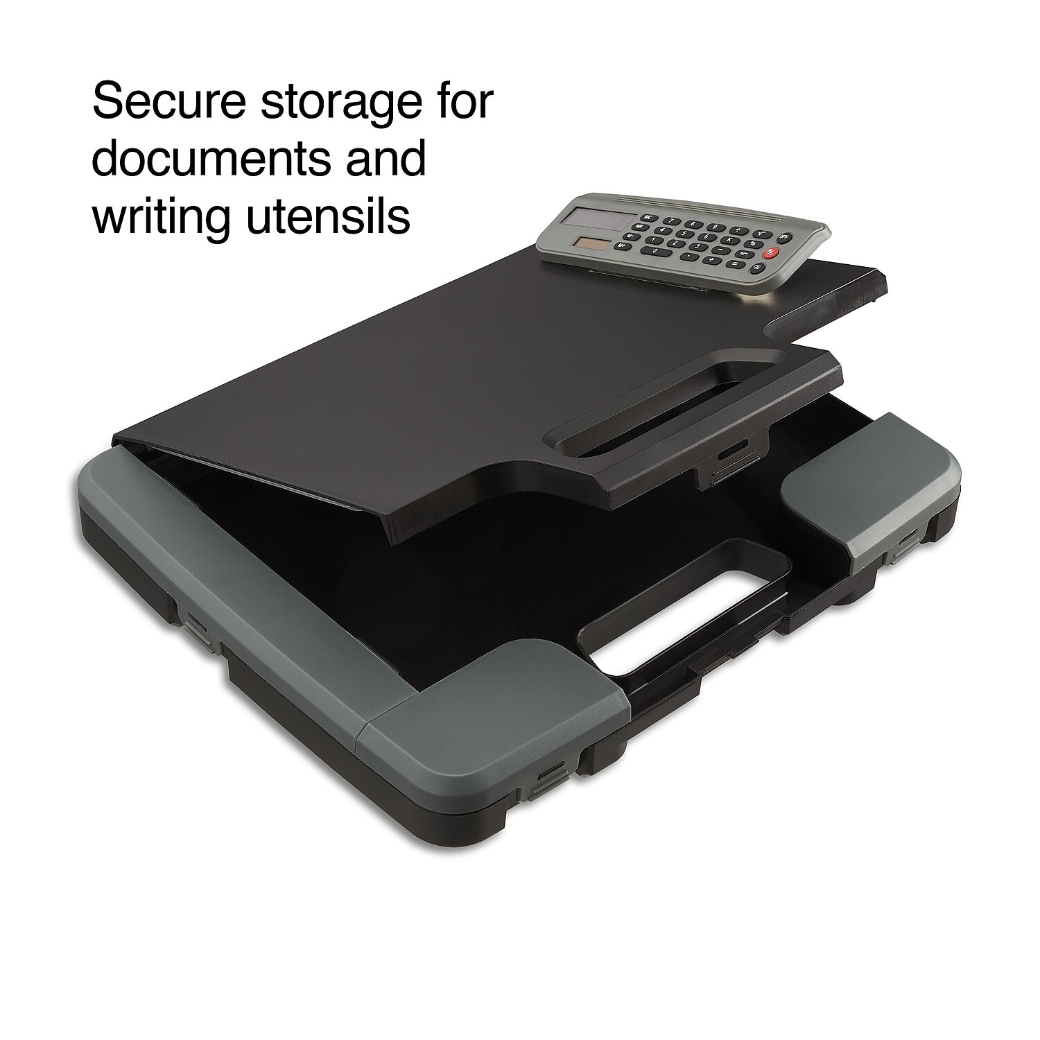 Staples+28545+Plastic+Storage+Clipboard+-+Black for sale online | eBay