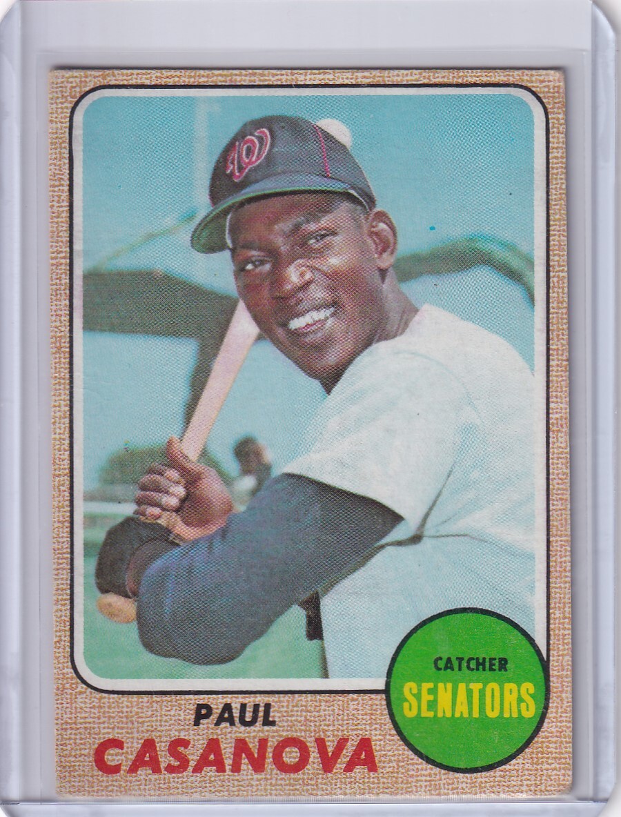 1968 Topps Baseball #560 Paul Casanova - Washington Senators | eBay