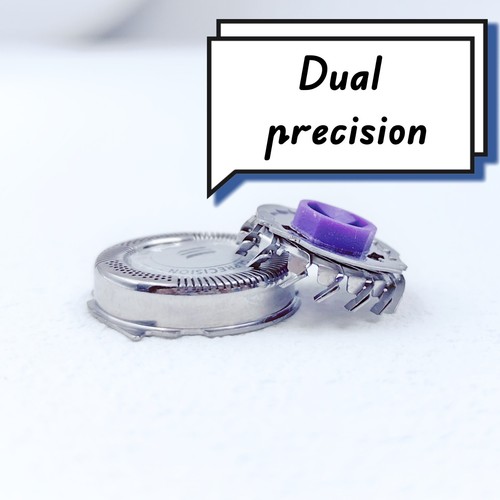 3pcs HQ8 Dual Precision Replacement Heads For Philips Norelco Shaver ...