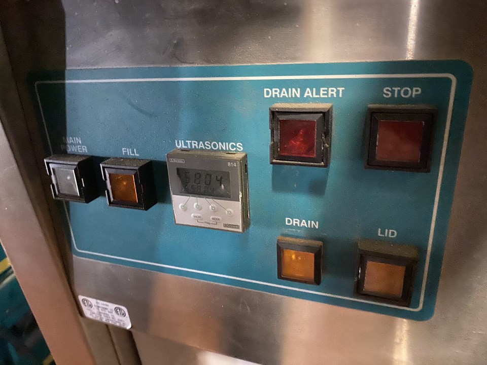 2003 CREST ULTRASONIC CLEANER 48" x 12" x 36"h Tank - Tru-Sweep Genesis ...