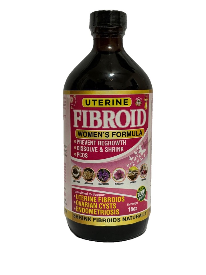 Organic Uterine Fibroid Women's Formula By Al-Riyan, 16 oz. | eBay