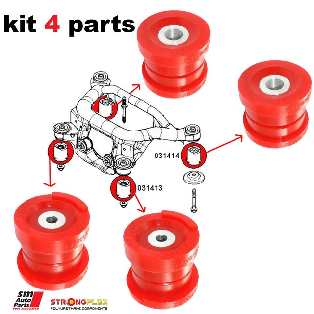 BMW Z4 Rear Beam Mounting Bushes Kit 33316770781 33316770783 for sale ...
