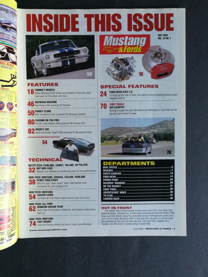 Mustang Magazine July 2004 223 | eBay
