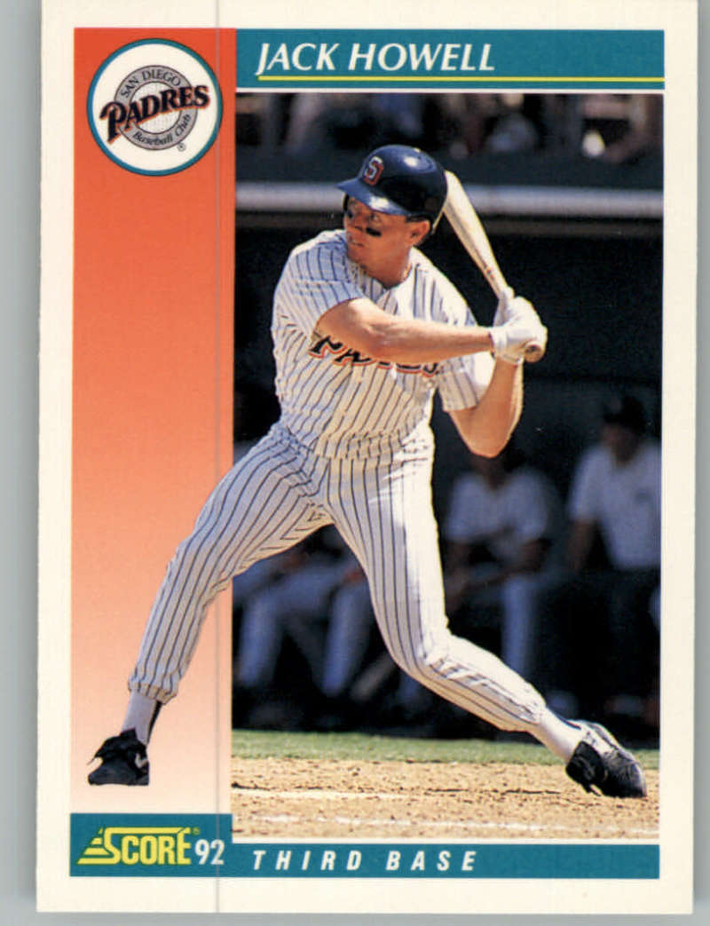 1992 Score #706 Jack Howell NM-MT Padres | eBay
