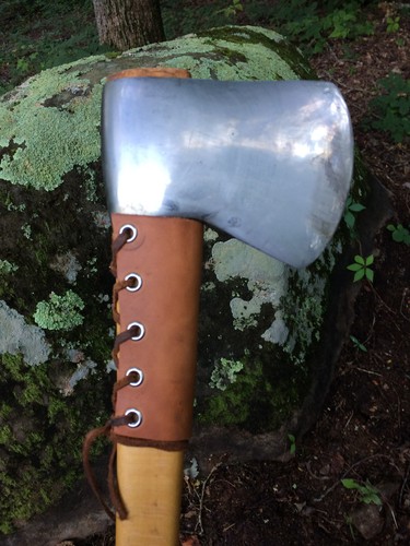 Axe Collar Guard Leather Ax Haft Handle Protector | eBay