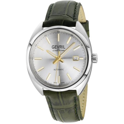 Gevril Men 48702A Five Points Swiss Automatic Exhibition Case Back ...