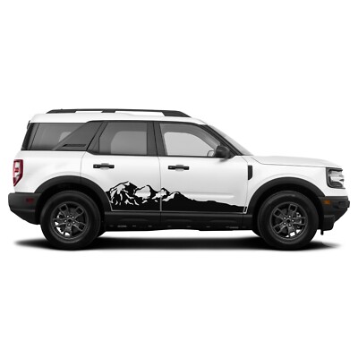 Mountain Graphic Sticker Decal kit for Ford Bronco Sport Big Bend 2021 ...