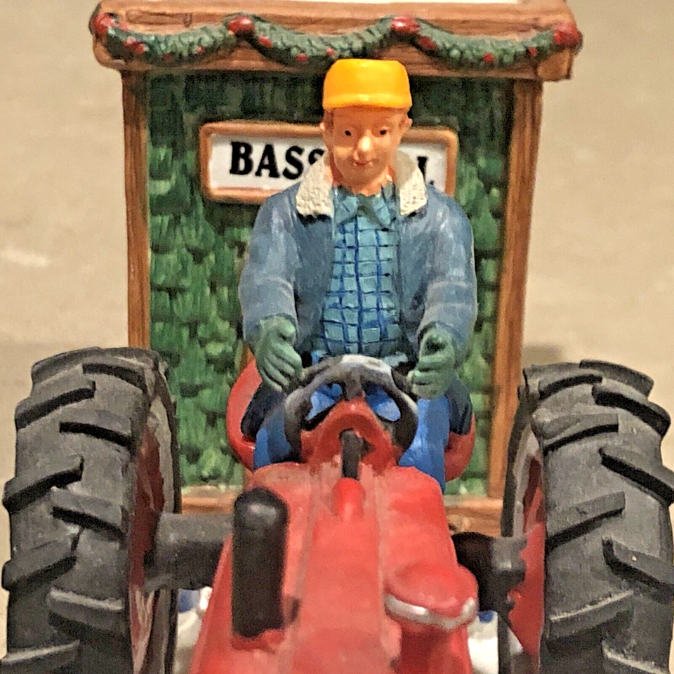 2001 Lemax Village Collection Poly-Resin Bass Hall Tractor #14669 ...