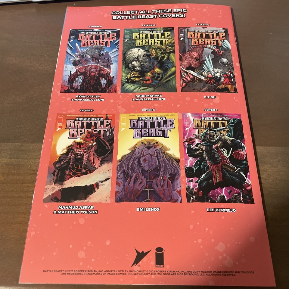 INVINCIBLE UNIVERSE BATTLE BEAST #2 Blind Bag Foil Advance Edition ...