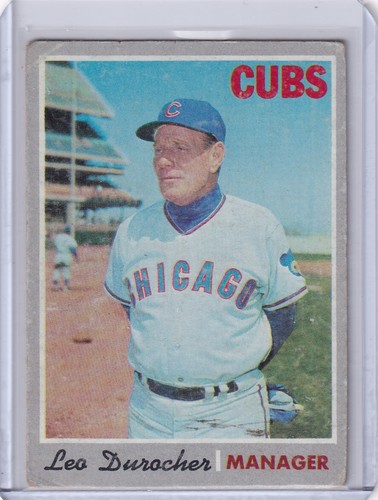 1970 Topps Baseball #291 Leo Durocher - Chicago Cubs | eBay