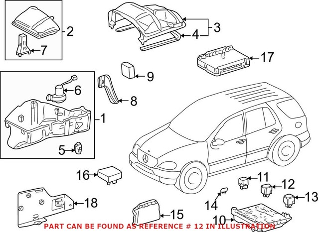 Mercedes-Benz 0025422619 Genuine OEM Factory Original Control Relay for ...