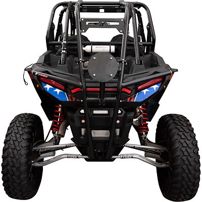 Tusk UTV Rear Bumper, Cargo Rack, and Spare Tire Carrier For POLARIS ...