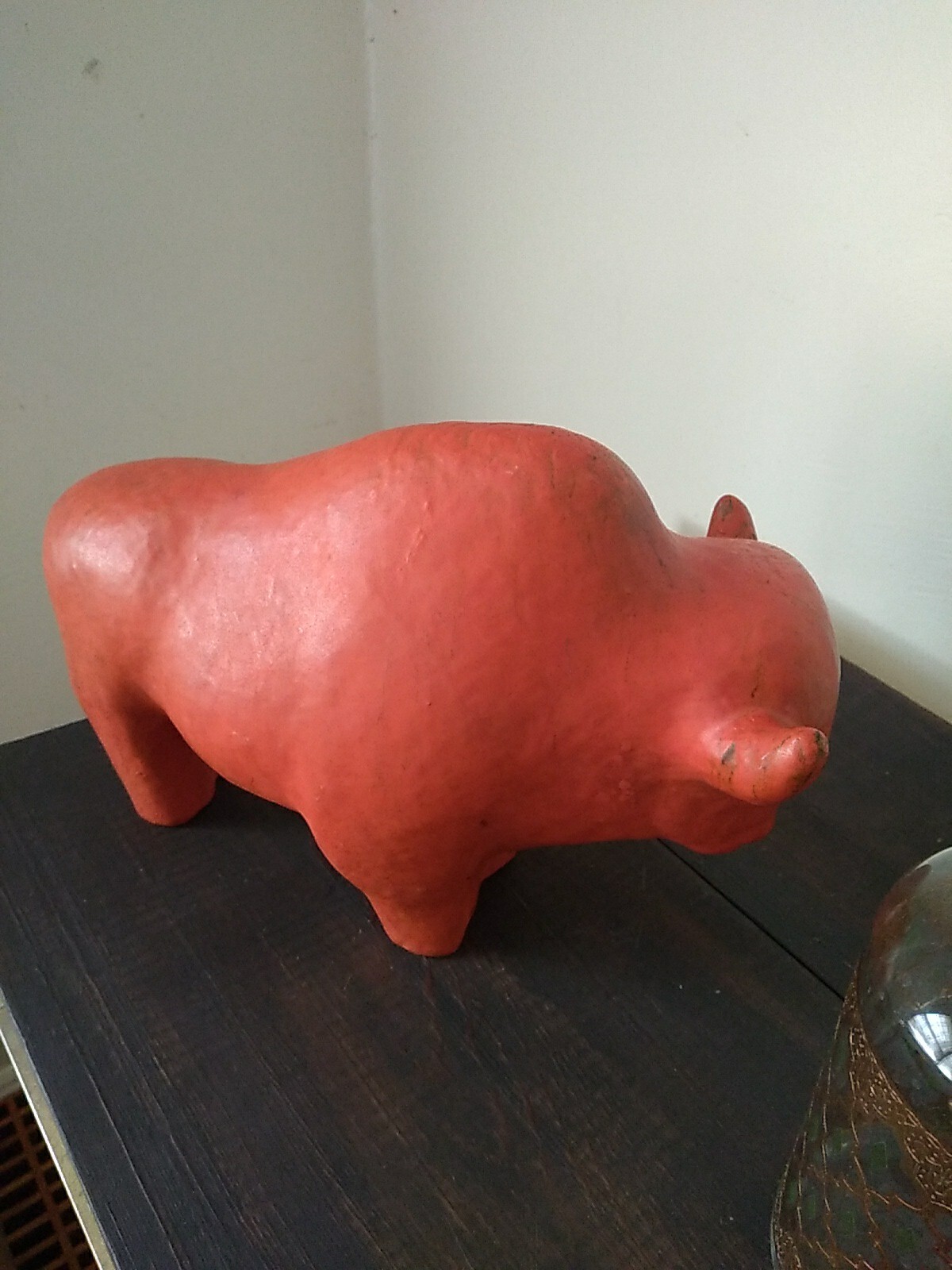 Kurt Tschoner for Otto KERAMIK Ruscha Putin Russia BULL volcano Lava ...