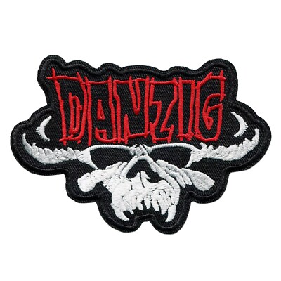 Danzig Skull Logo Embroidered Iron-On Patch | Heavy Metal Punk Rock | eBay