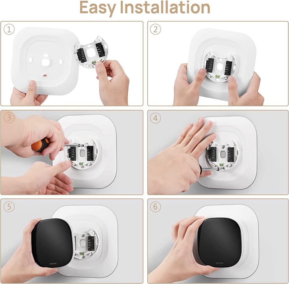 Wall Plate for Ecobee Smart Thermostat Premium/Enhanced 2022 Bracket ...