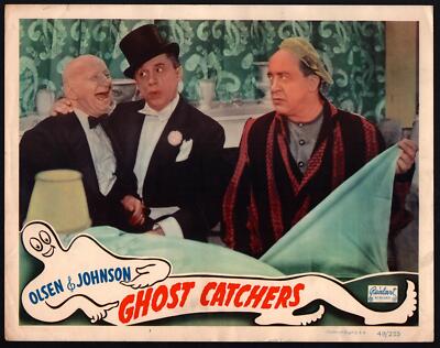 1944R Ghost Catchers Lobby Card 11x14 Ole Olsen Chic Johnson Gloria ...