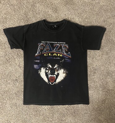 Men’s Vintage Faze Clan Wolf Graphic Gaming Gamer Shirt Size Medium | eBay