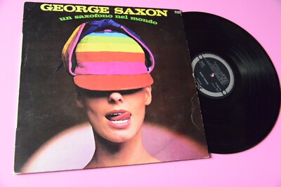 George Saxon LP A Saxophone IN The World Italy 1970 EX | eBay Australia
