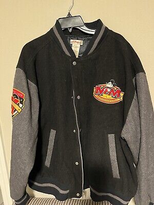Vintage Disney Mickey Mouse Varsity Jacket Bomber Letterman Coat ...
