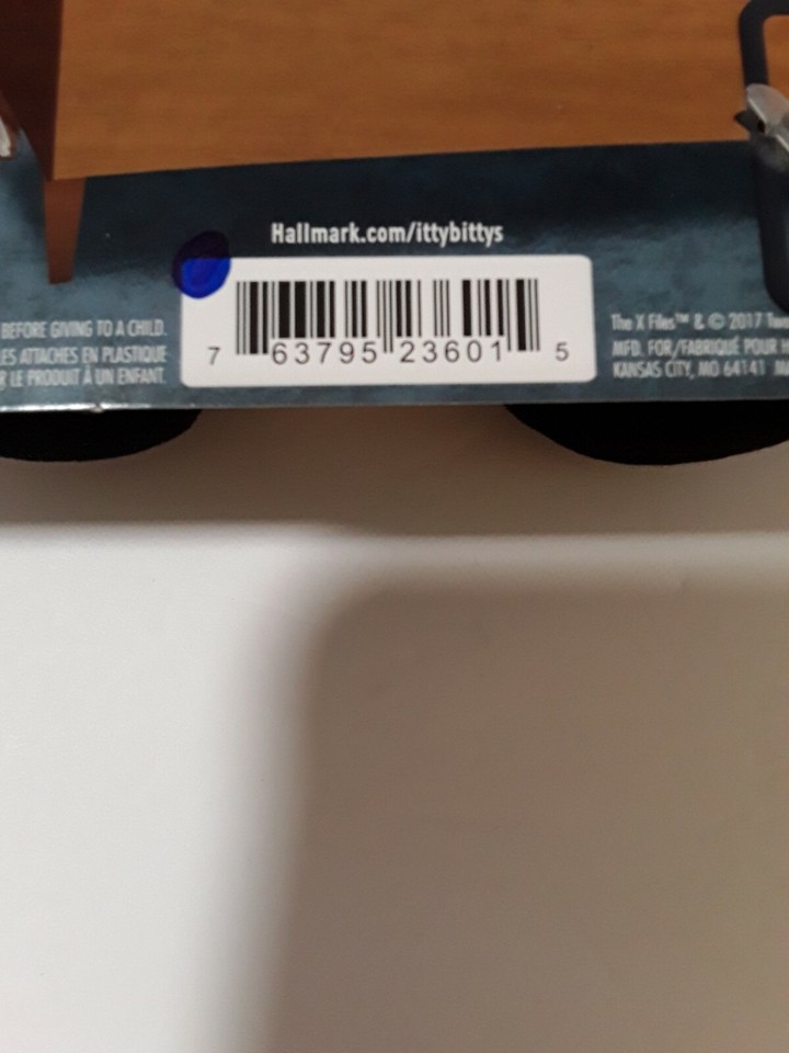 The X-Files Fox Mulder & Dana Scully Hallmark itty bitty bittys Special Agent | eBay