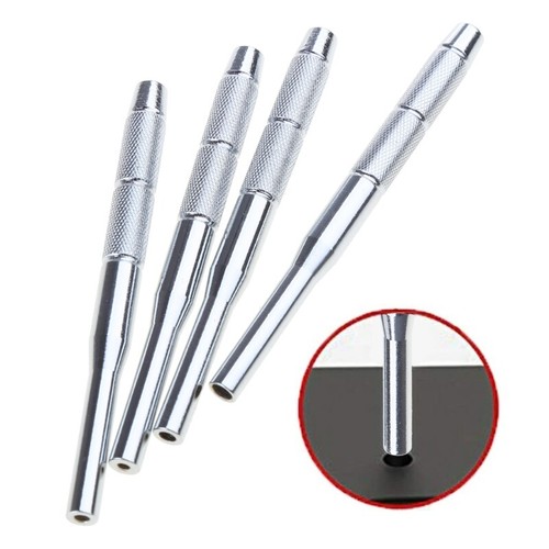 4pcs/set Stainless Steel Multi Size Hollow End Roll Pin Tool Starter ...