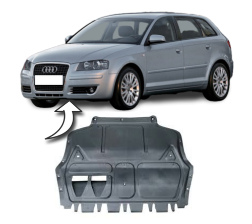 FOR AUDI A3 03-12 ENGINE UNDER COVER TRAY SPLASH GUARD DIESEL 2.0 TDI ...