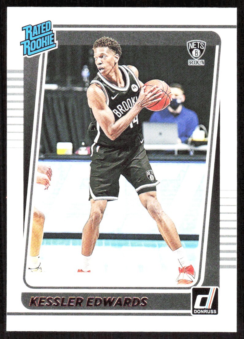 2021-22 6860A Donruss Rated Rookies Kessler Edwards Rookie Brooklyn ...