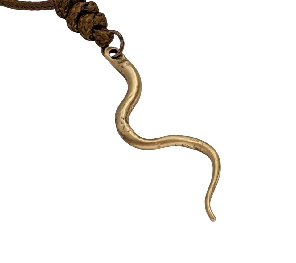 Jörmungandr Viking Snake Amulet – Ancient Norse Bronze Pendant, 9th ...