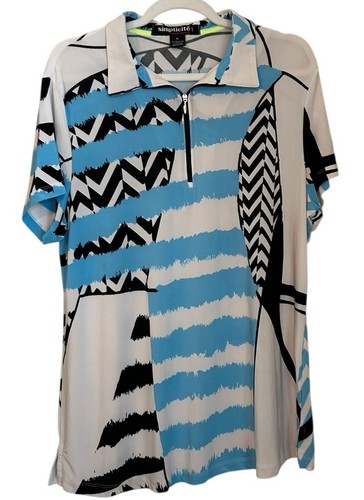 Jamie Sadock Size XL Simplicite 1/4 Zip Short Sleeve UPF 50 Golf Top ...