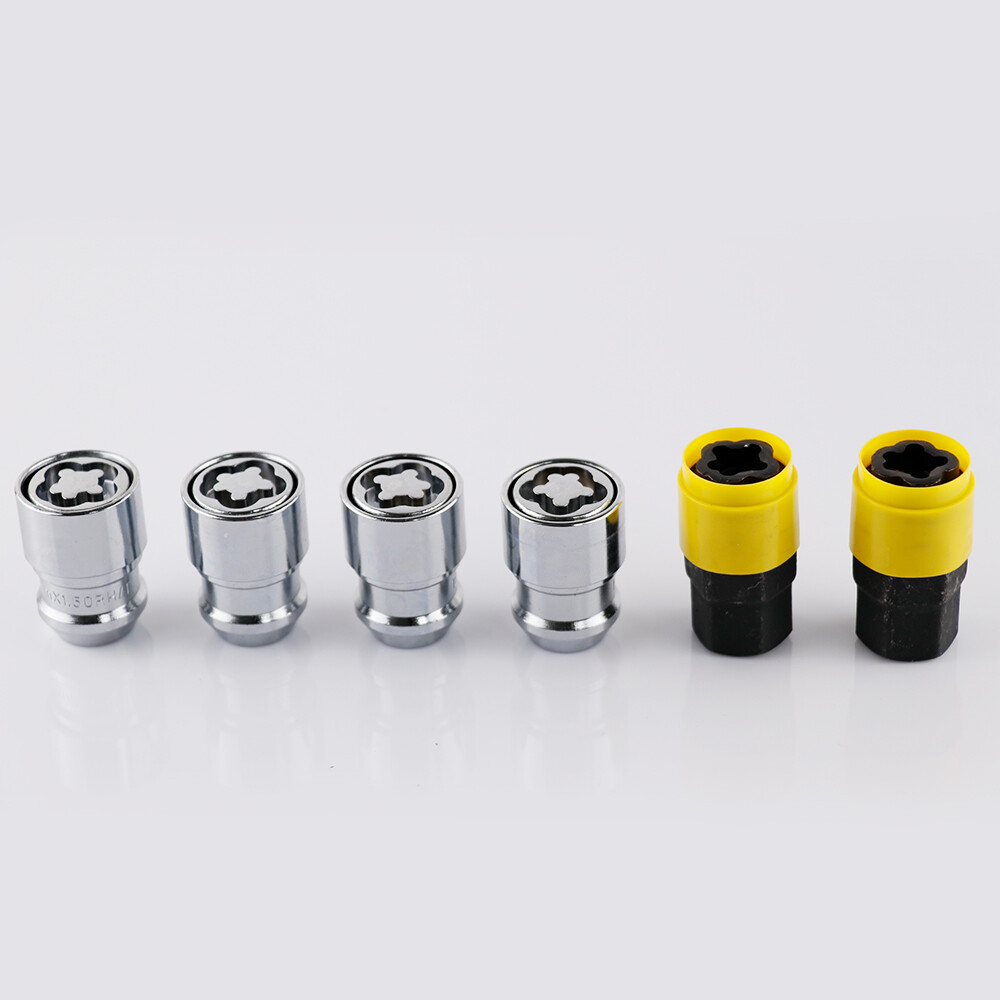 M12xP1.5 Steel 36mm Security Anti-theft Wheel Lock Locking Lug Nuts ...