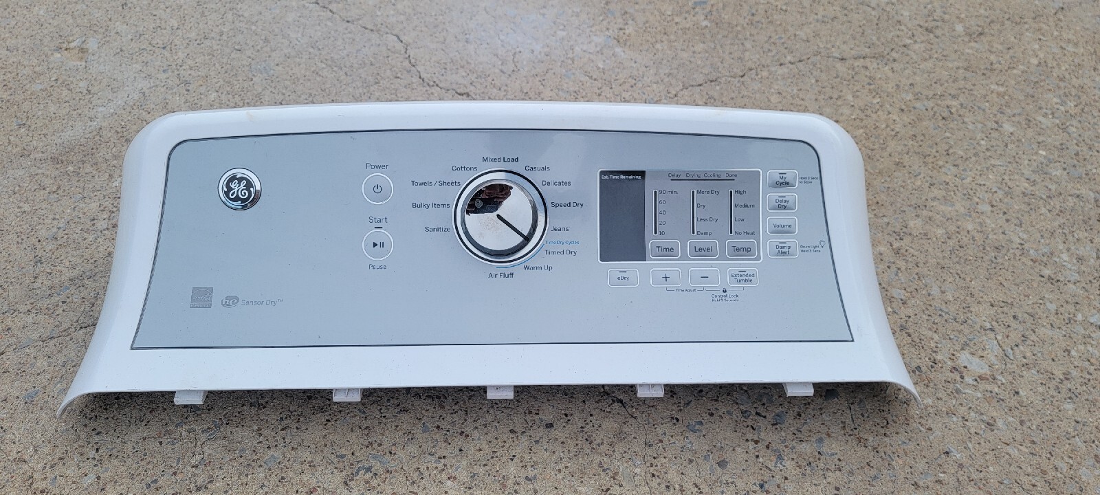 GE Dryer Control Panel WE20X25563 WE22X32939 | eBay