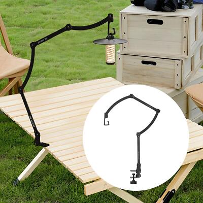 Collapsible Camping Folding Lamp Pole, Adjustable Lightweight Outdoor ...