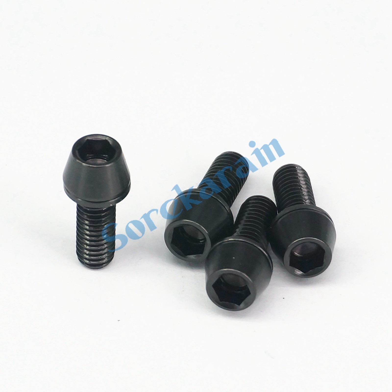 LOT 4 Multiple M6 GR5 Titanium Allen Screw Taper Cone Head Bolts With ...