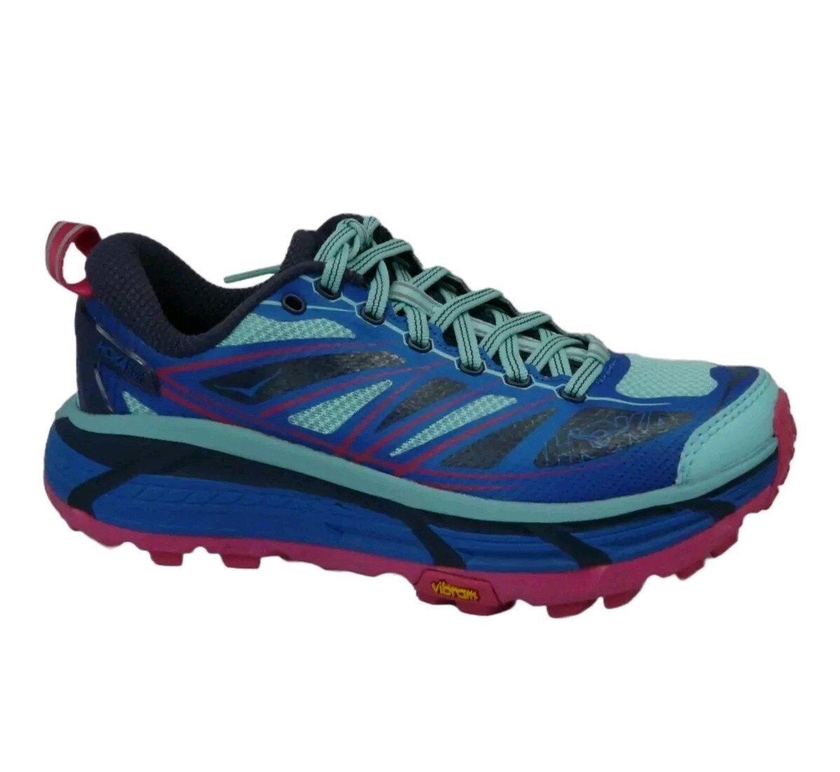 Hoka One One Mafate Speed 2 Sz 10 Womens Blue Pink Teal shoes 1012345 ...