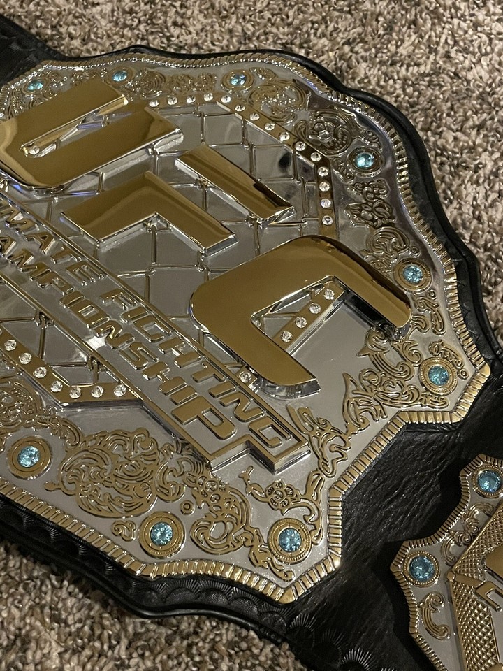 UFC Ultimate Fighting Championship V3 REAL Leather Belt Figures Inc ...