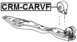 Front Engine Mount Fits Dodge 05273883AC, 05273883AD, 5273883AC ...