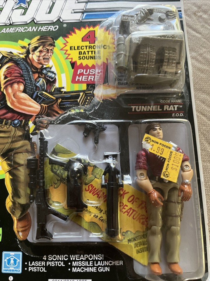 Tunnel Rat GI Joe Sonic Fighters 1990 Hasbro Action Figure Opened | eBay
