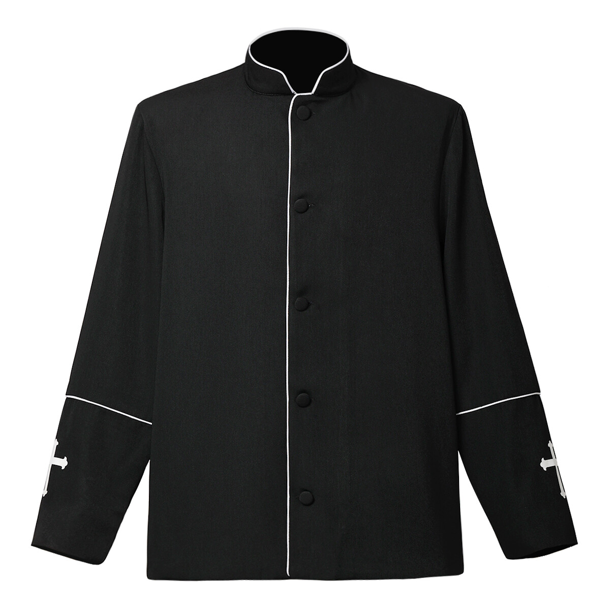 Men's Clergy Coat Mens Priest Jacket Pastor Preacher Minister Clerical ...