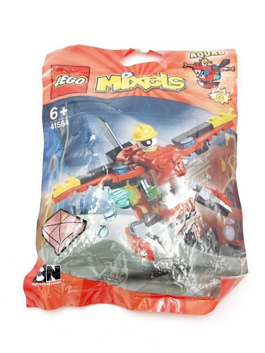 Lego Mixels 41564 Aquad fire plane buildable BNIP red Polybag series 8 ...