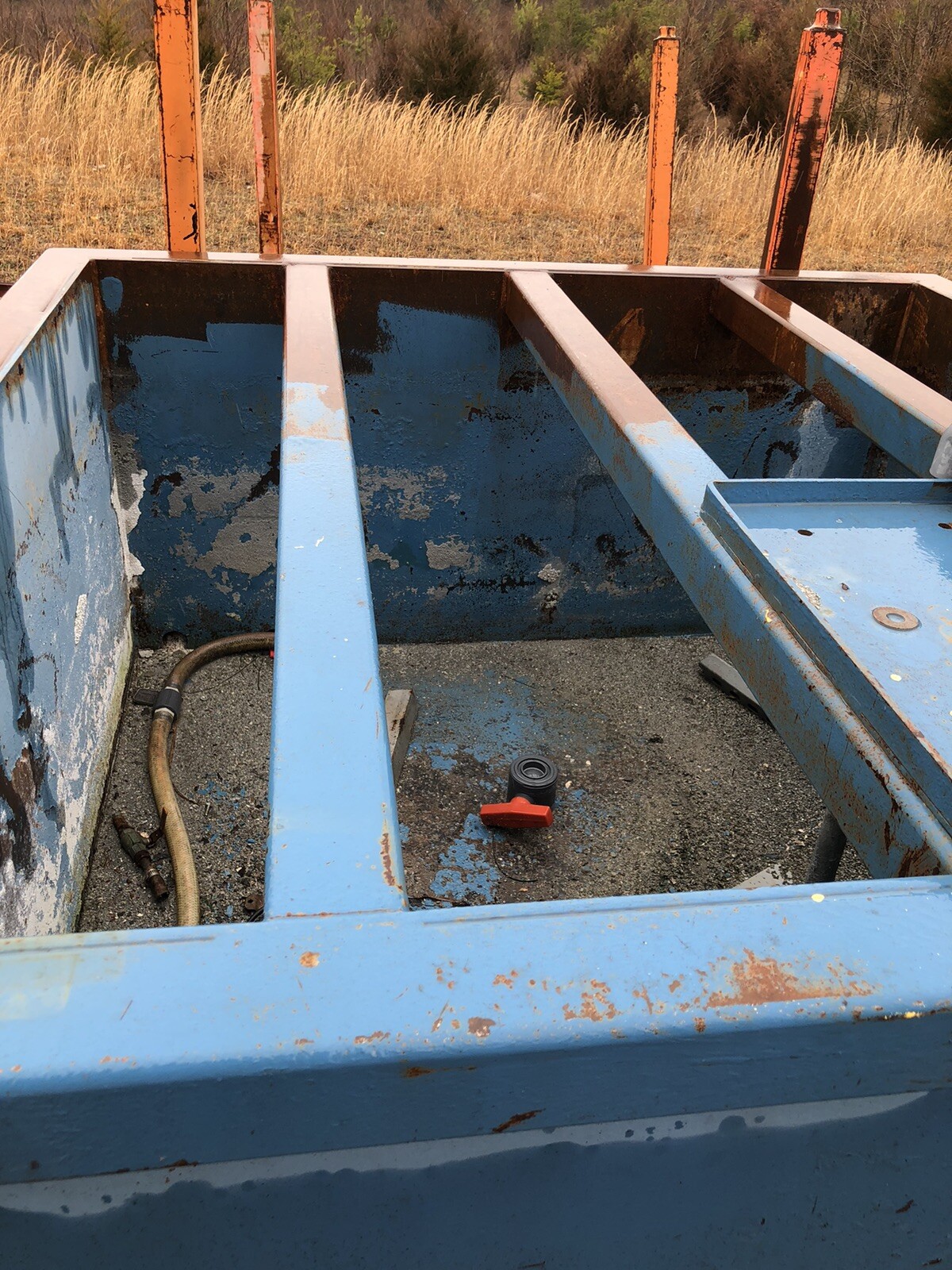 Open Top Tank 750 Gallon Return Tank Containment Overflow With Pump ...