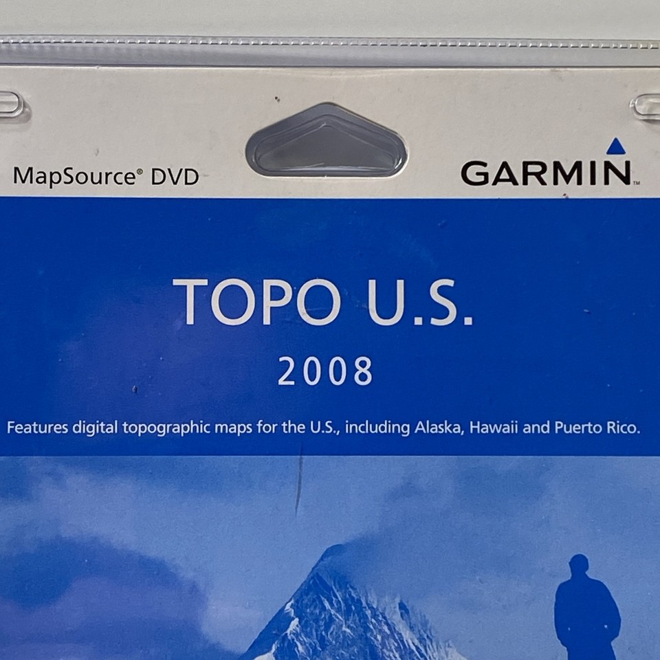 Garmin TOPO USA US 2008 GPS MapSource DVD New Sealed 753759073855| eBay