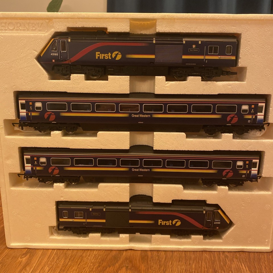 Hornby First Great Western HST Train Pack Intercity FGW Boxed | eBay UK