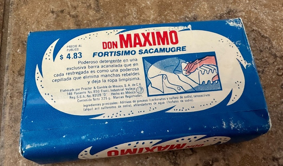 Old Stock Don Maximo Soap Made in Mexico Mid-Century Era Product | eBay