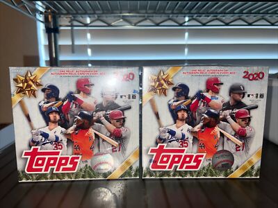 2020 TOPPS MLB HOLIDAY BASEBALL MEGA BLASTER BOX NEW 1 Auto/Relic ...
