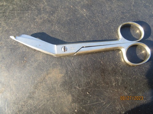 Keen Edge 6” Chrome BANDAGE Scissors Made In Italy | eBay