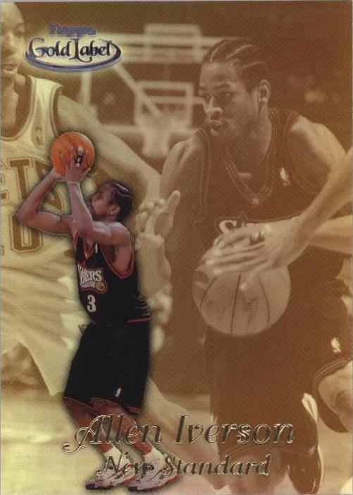 1999-00 Topps Gold Label - New Standard Allen Iverson #NS5 Black for ...